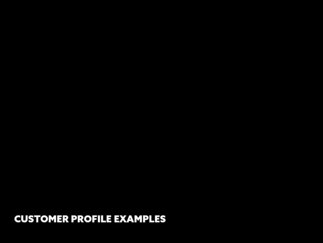 Customer Profile Examples | PDF