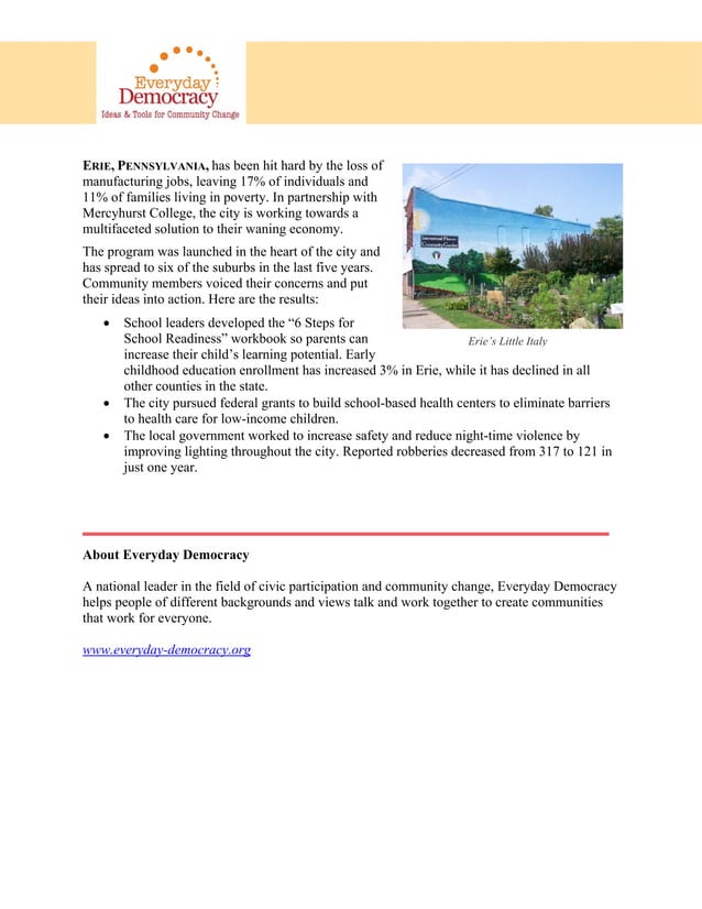 Profiles of communities addressing poverty | PDF