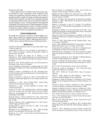 Evolution of Twitter Users and Behavior | PDF