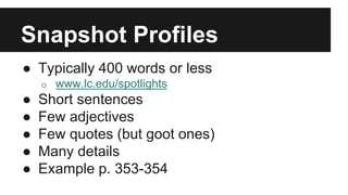 Profiles and Obits | PDF