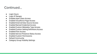 Profiles and permission sets | PPT