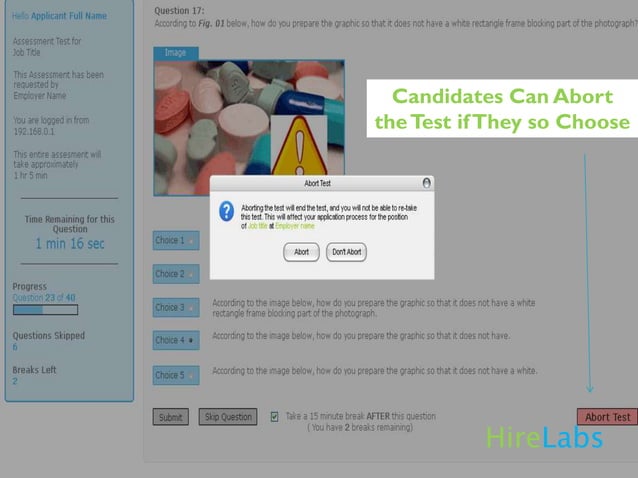 Profilesense Testing environment | PDF