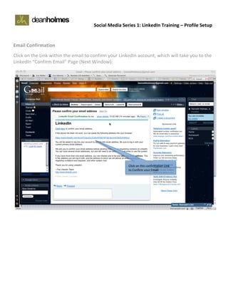 Profile Setup For LinkedIn | PDF
