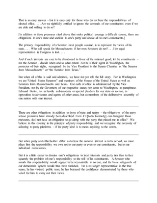 Profiles in courage | DOCX | Civic affairs | Politics