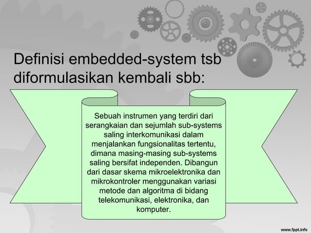 Embedded Sytem and Its Characteristic | PPT