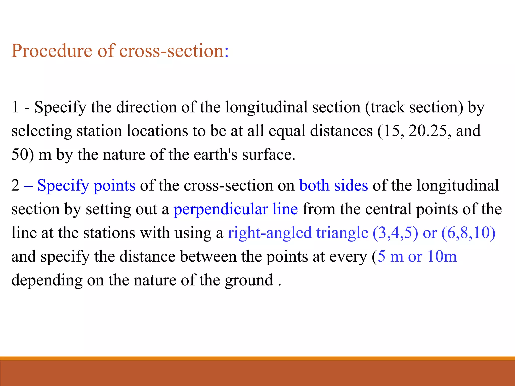 Profiles (longitudinal section) & cross sections | PDF