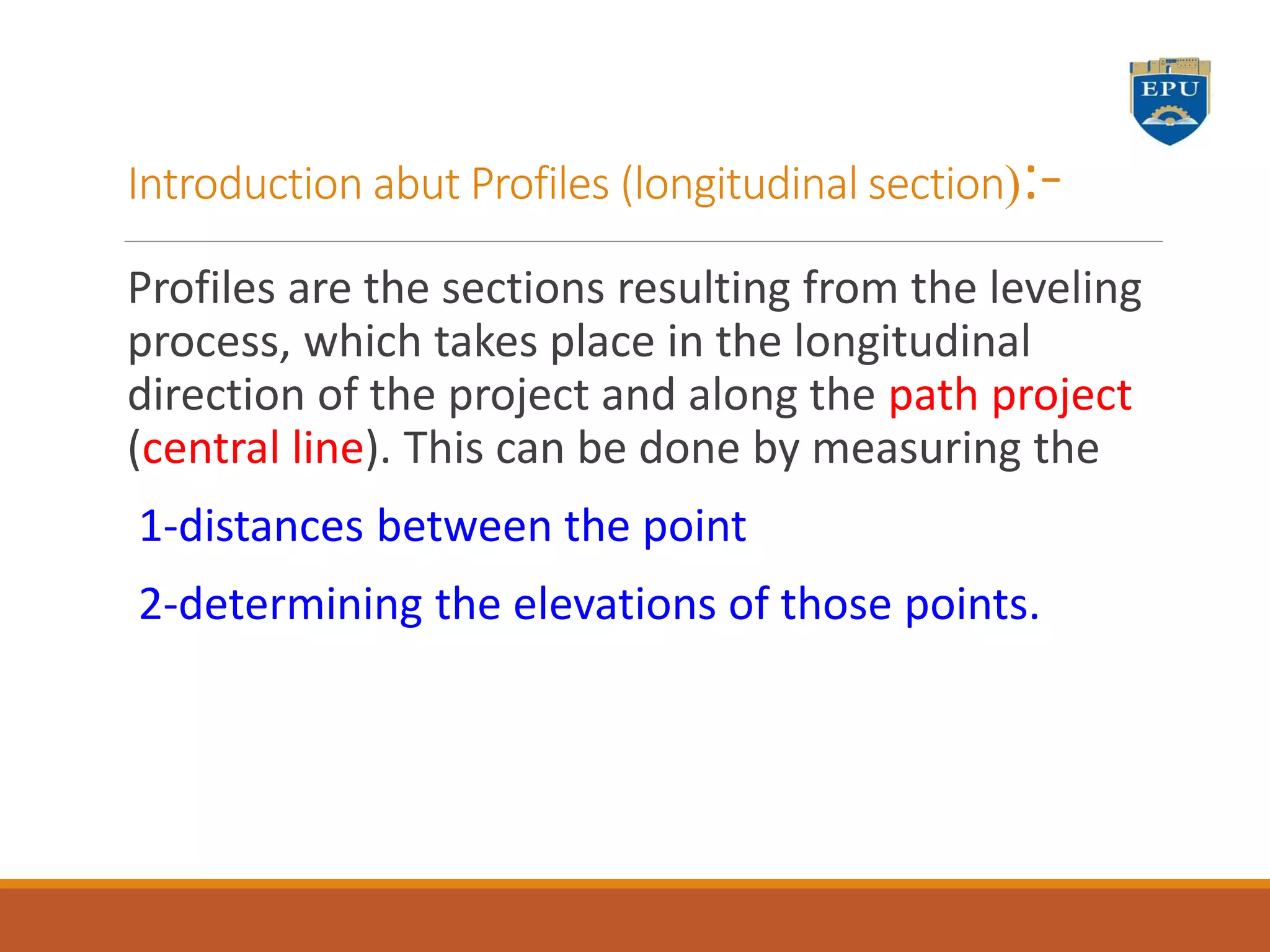 Profiles (longitudinal section) & cross sections | PDF