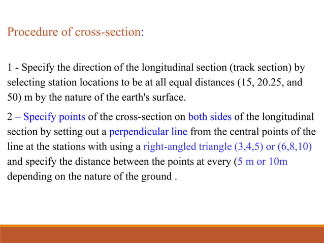 Profiles (longitudinal section) & cross sections | PDF
