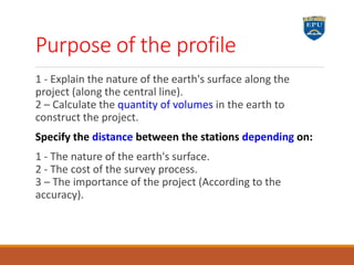 Profiles (longitudinal section) & cross sections | PDF