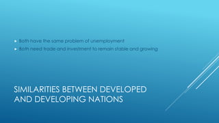 Profiles of developed and developing countries.pptx mate.pptx latest | PPTX