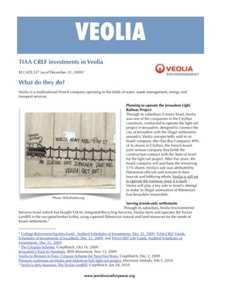 Veolia Profile | PDF