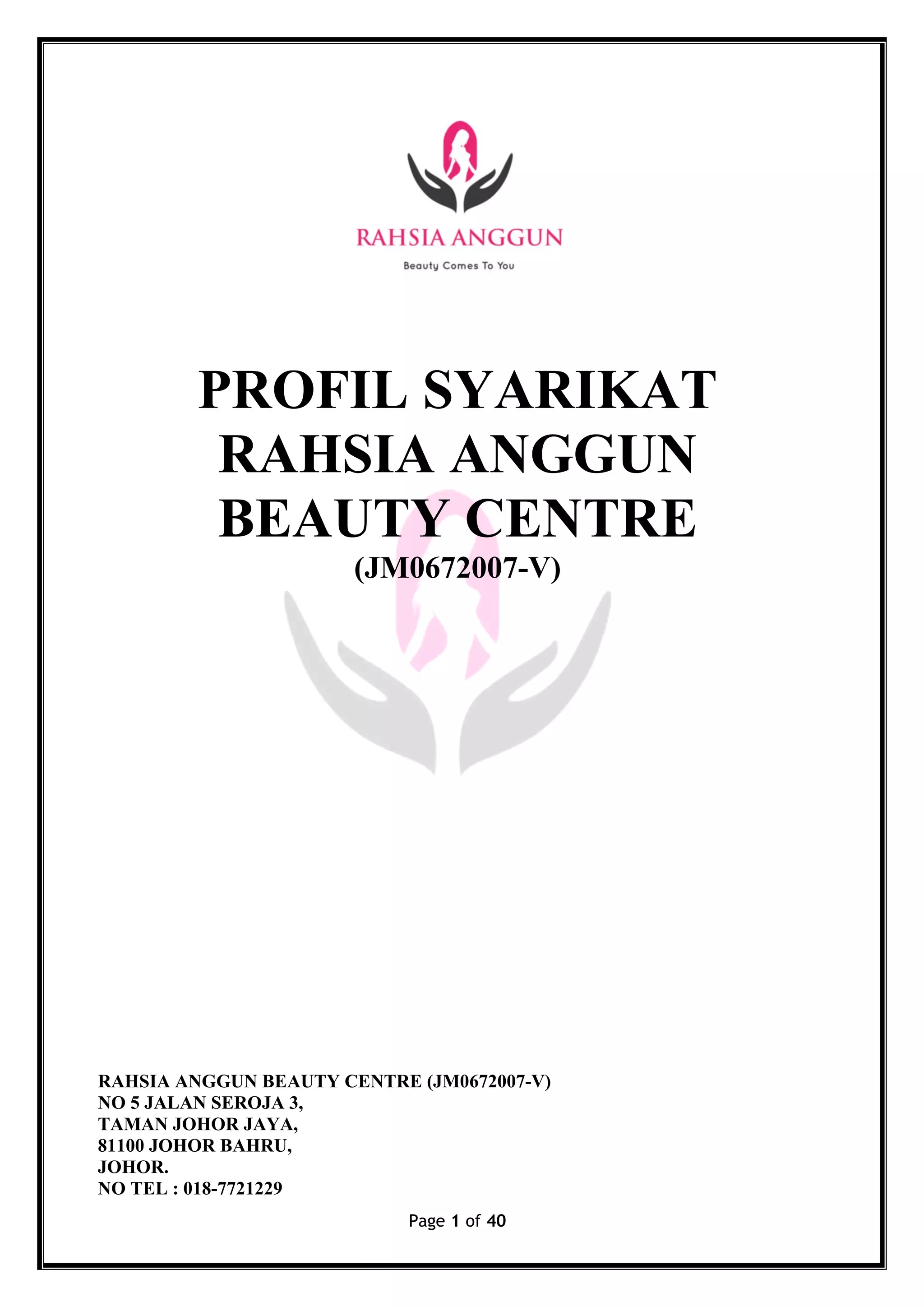 CONTOH PROFILE SYARIKAT | PDF