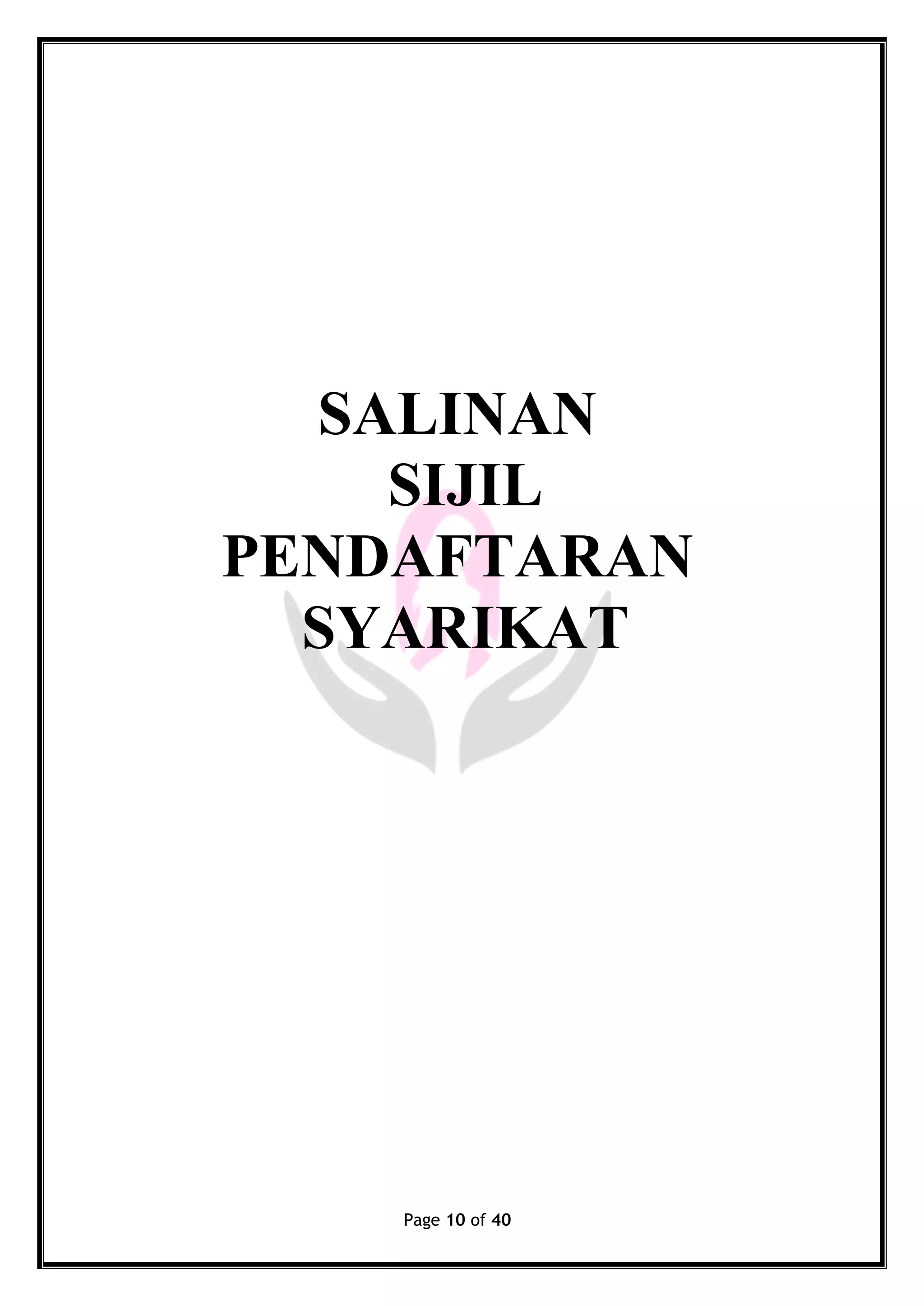 CONTOH PROFILE SYARIKAT | PDF
