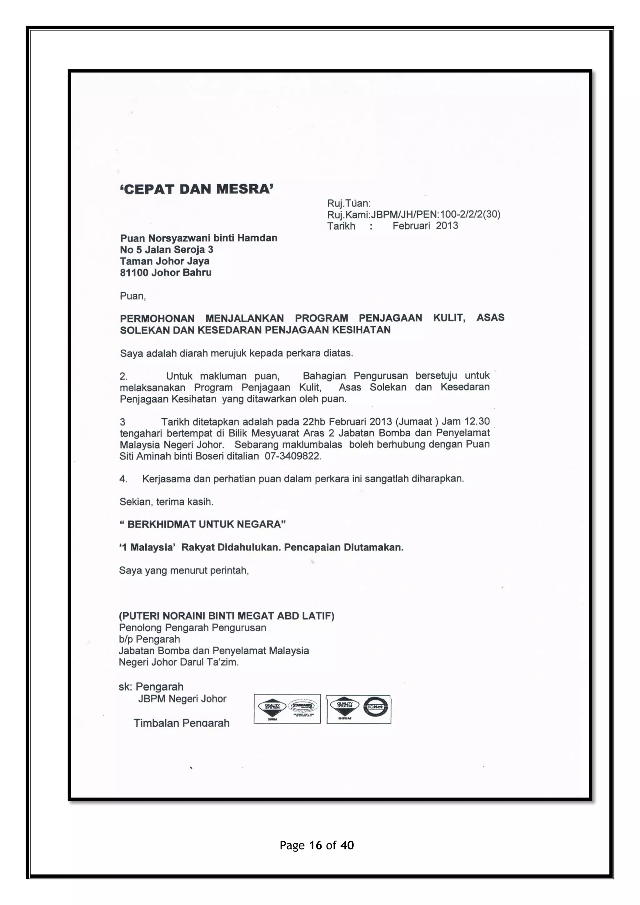 CONTOH PROFILE SYARIKAT | PDF