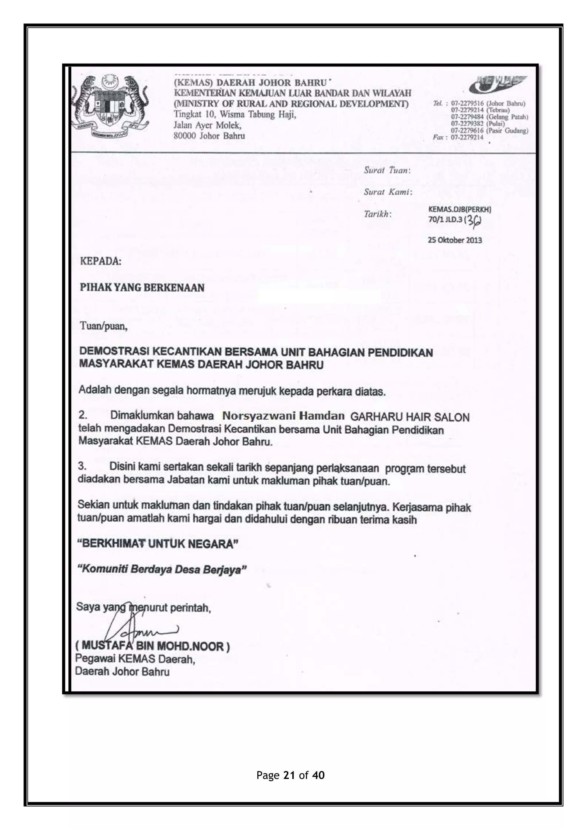 CONTOH PROFILE SYARIKAT | PDF