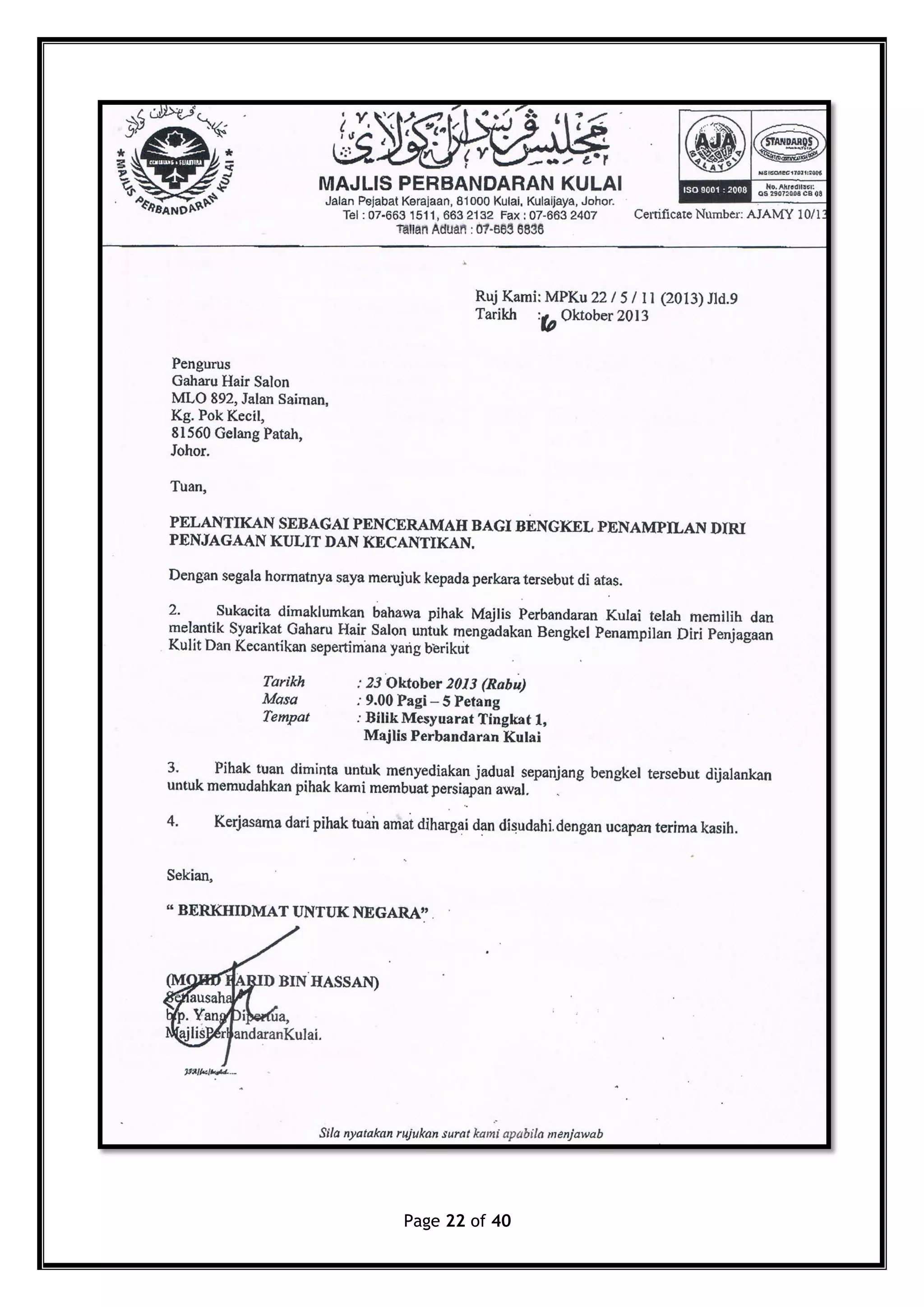 CONTOH PROFILE SYARIKAT | PDF