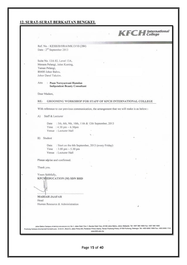 CONTOH PROFILE SYARIKAT | PDF