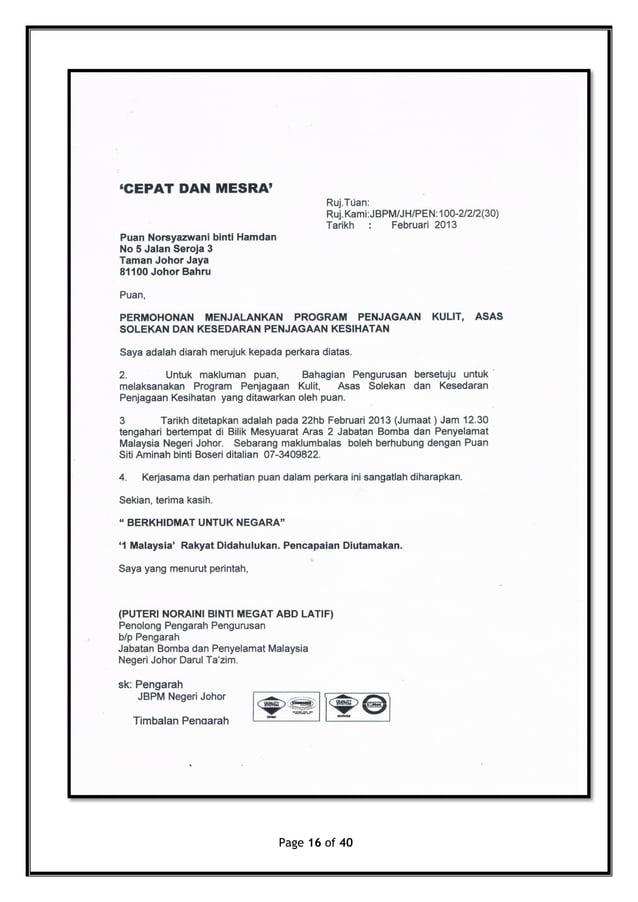 CONTOH PROFILE SYARIKAT | PDF