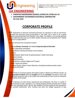 UA Engineering Profile | PDF
