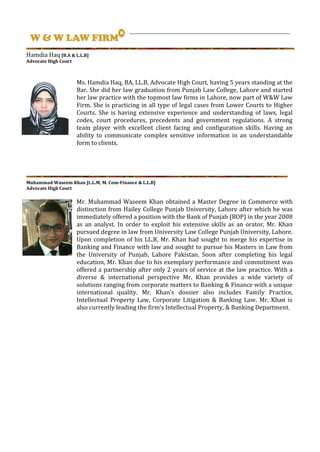 W & W LAW FIRM® | PDF | Legal Services Industry | Industries