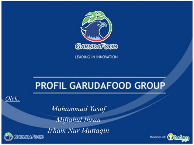 Profil garuda food group | PPTX
