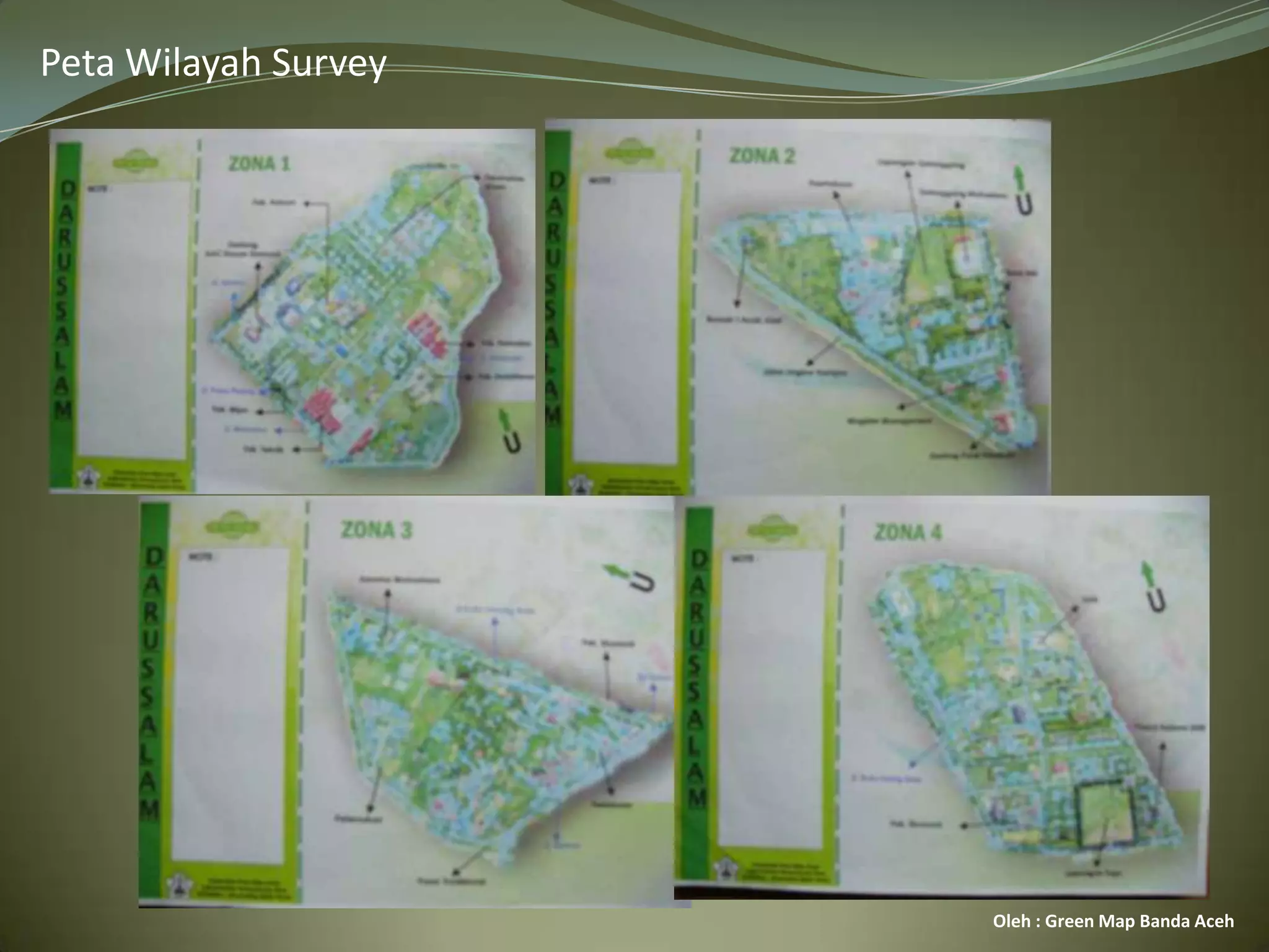Peta Kegiatan Peta Hijau Aceh (2010) | PPT