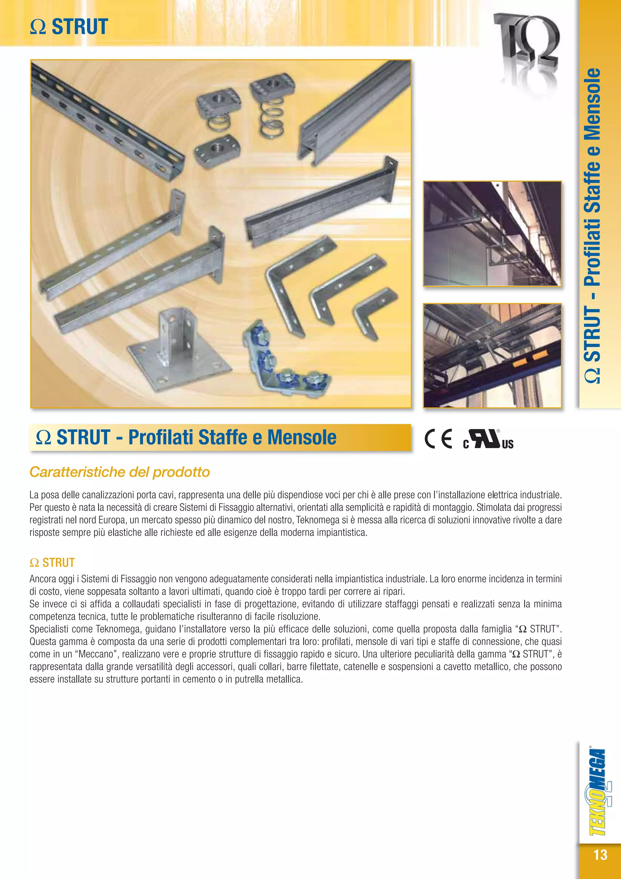 Profili di Fissaggio e Mensole STRUT | PDF