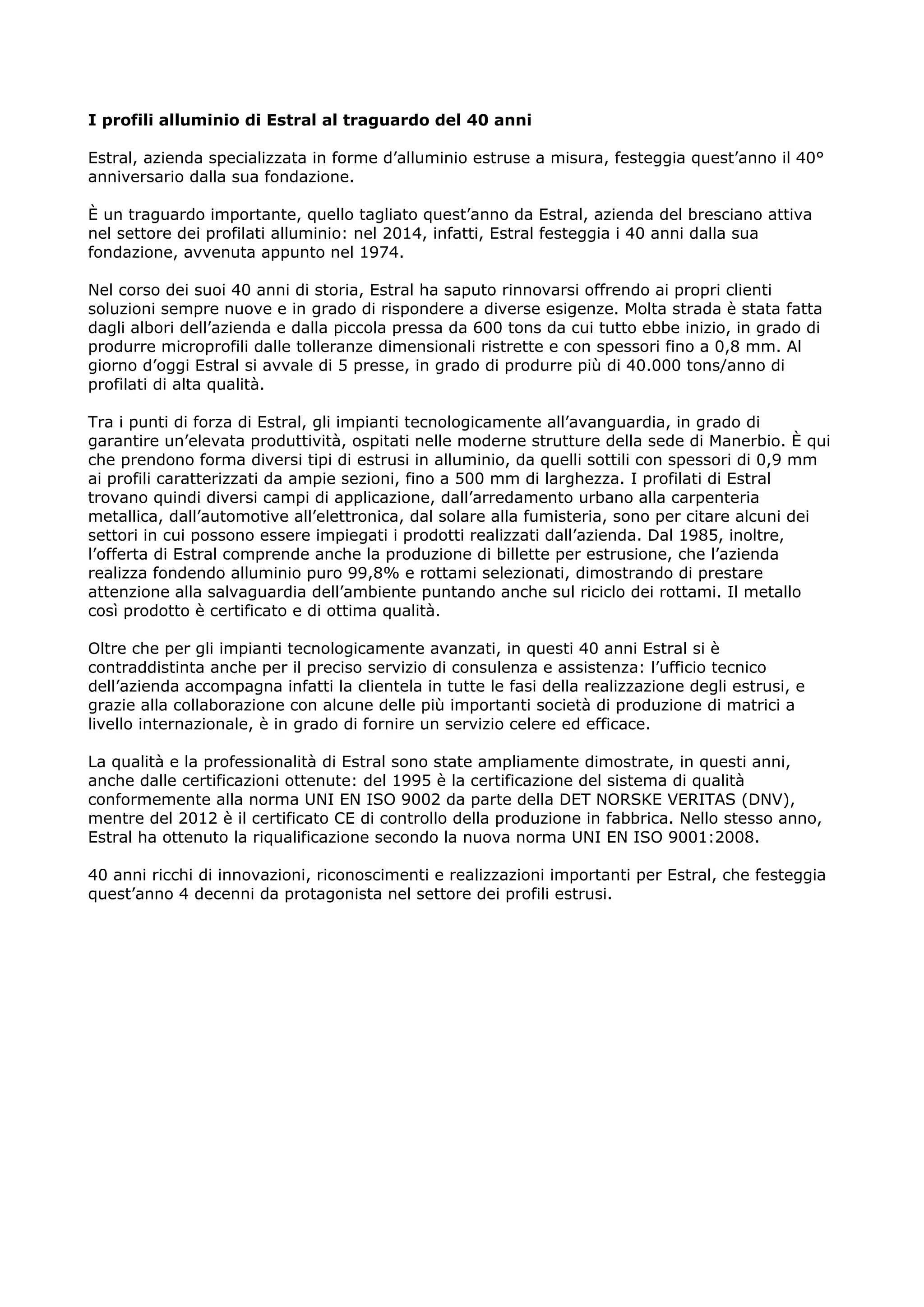 Profili alluminio | PDF | Business | Business and Finance