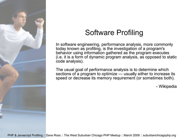 Profiling PHP & Javascript | PPT