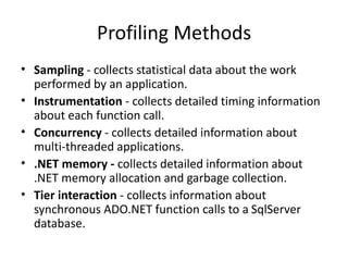 Visual Studio 2013 Profiling | PPT