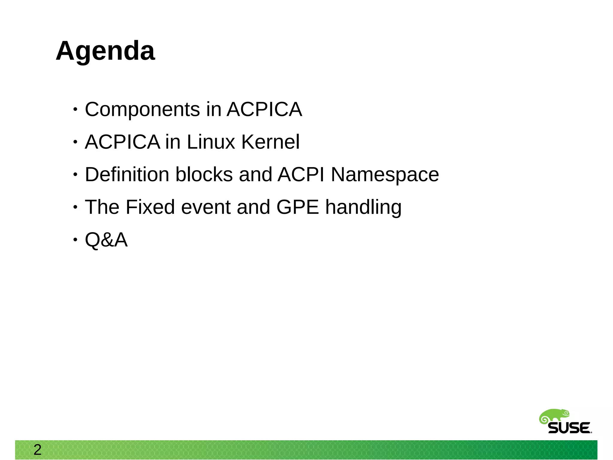 Profiling the ACPICA Namespace and Event Handing | PDF | Operating ...