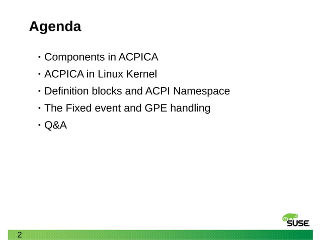 Profiling the ACPICA Namespace and Event Handing | PDF | Operating ...