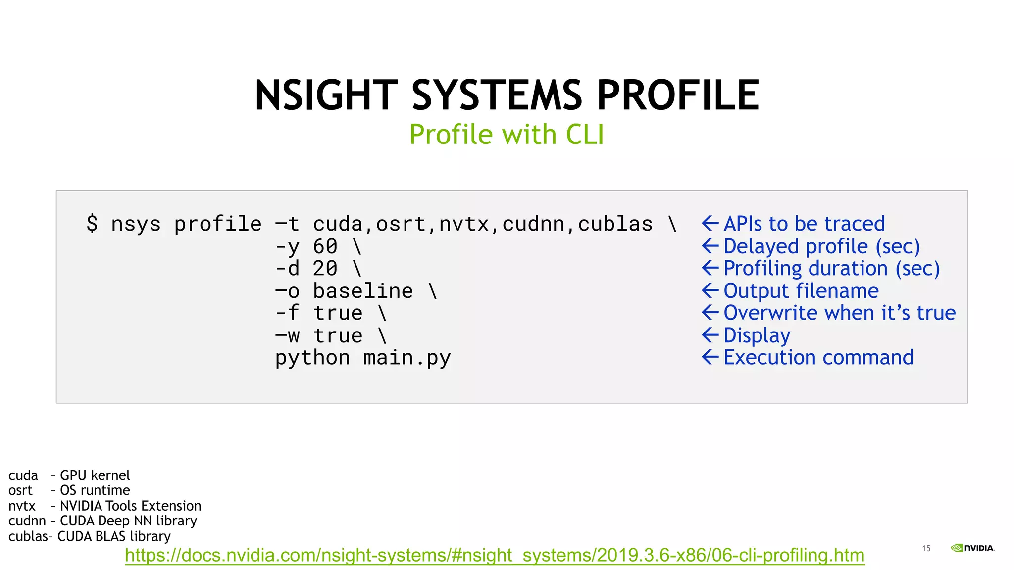 Profiling Deep Learning Network Using Nvidia Nsight Systems Ppt