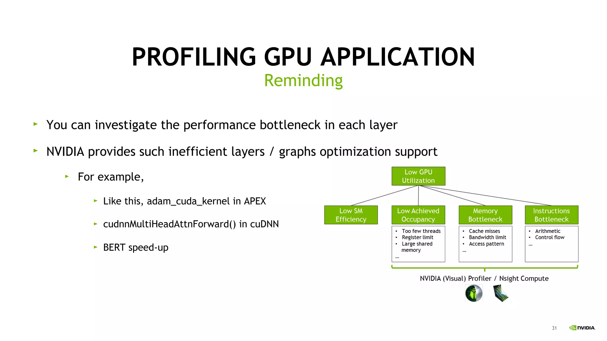Profiling deep learning network using NVIDIA nsight systems | PDF