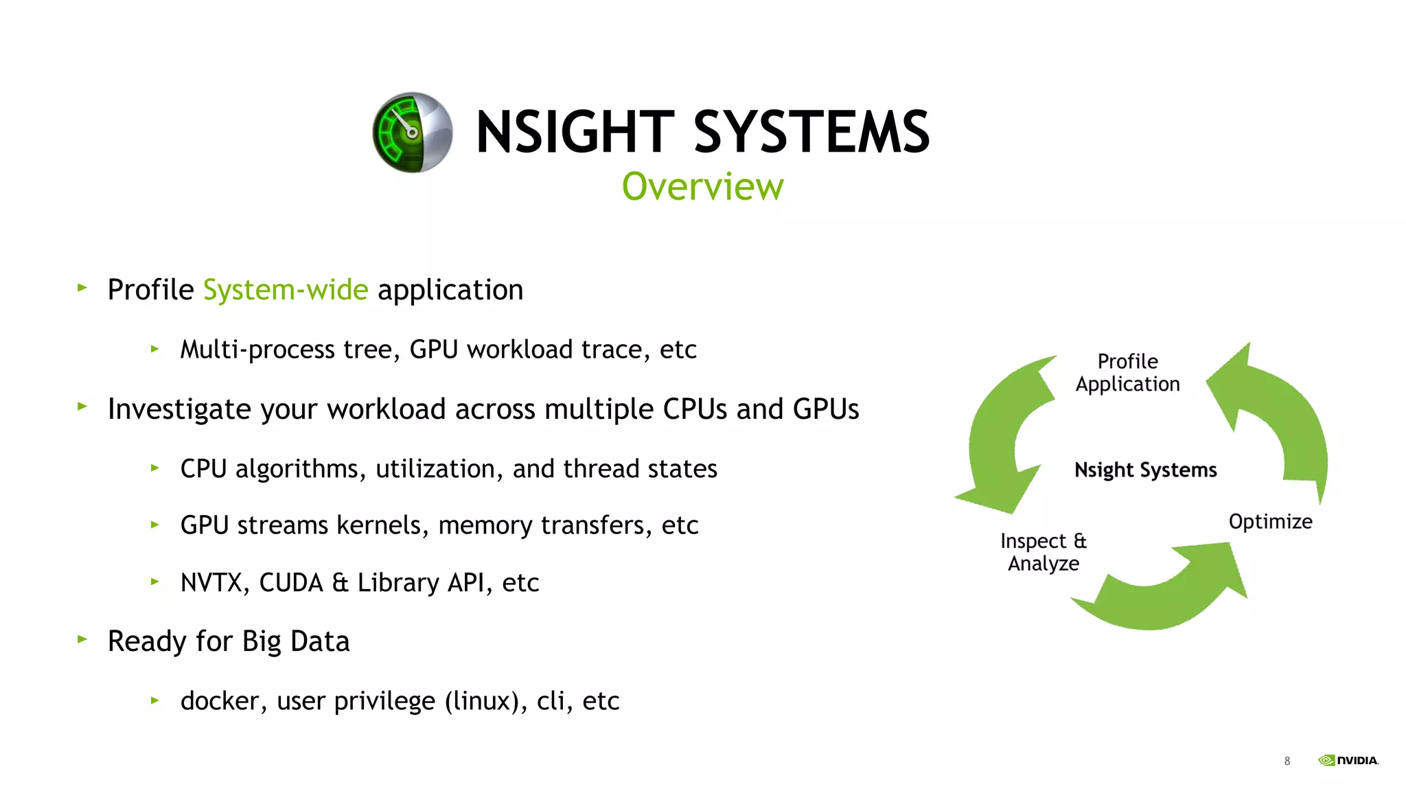 Profiling deep learning network using NVIDIA nsight systems | PDF