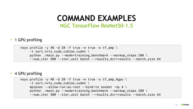 Profiling Deep Learning Network Using Nvidia Nsight Systems Ppt