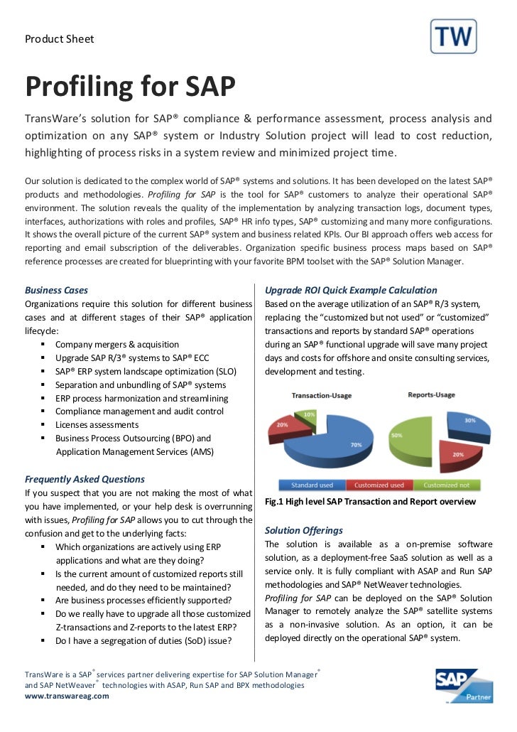 Profiling for sap product sheet (v2.3) en