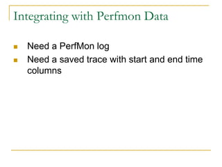 Profiling its okay in sql server | PPT