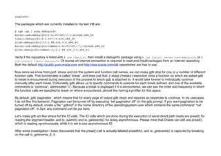 Profiling of Oracle Function Calls | PDF | Operating Systems | Computer Software and Applications
