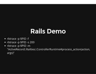 Profiling Ruby | PPT