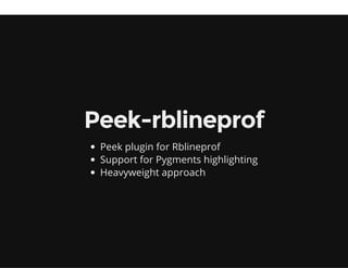 Profiling Ruby | PPT