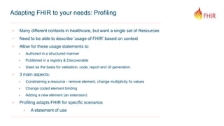 Profiling with clin fhir | PPT