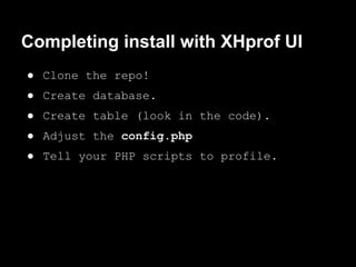 Profiling with Xhprof | PDF | Computing | Technology & Computing