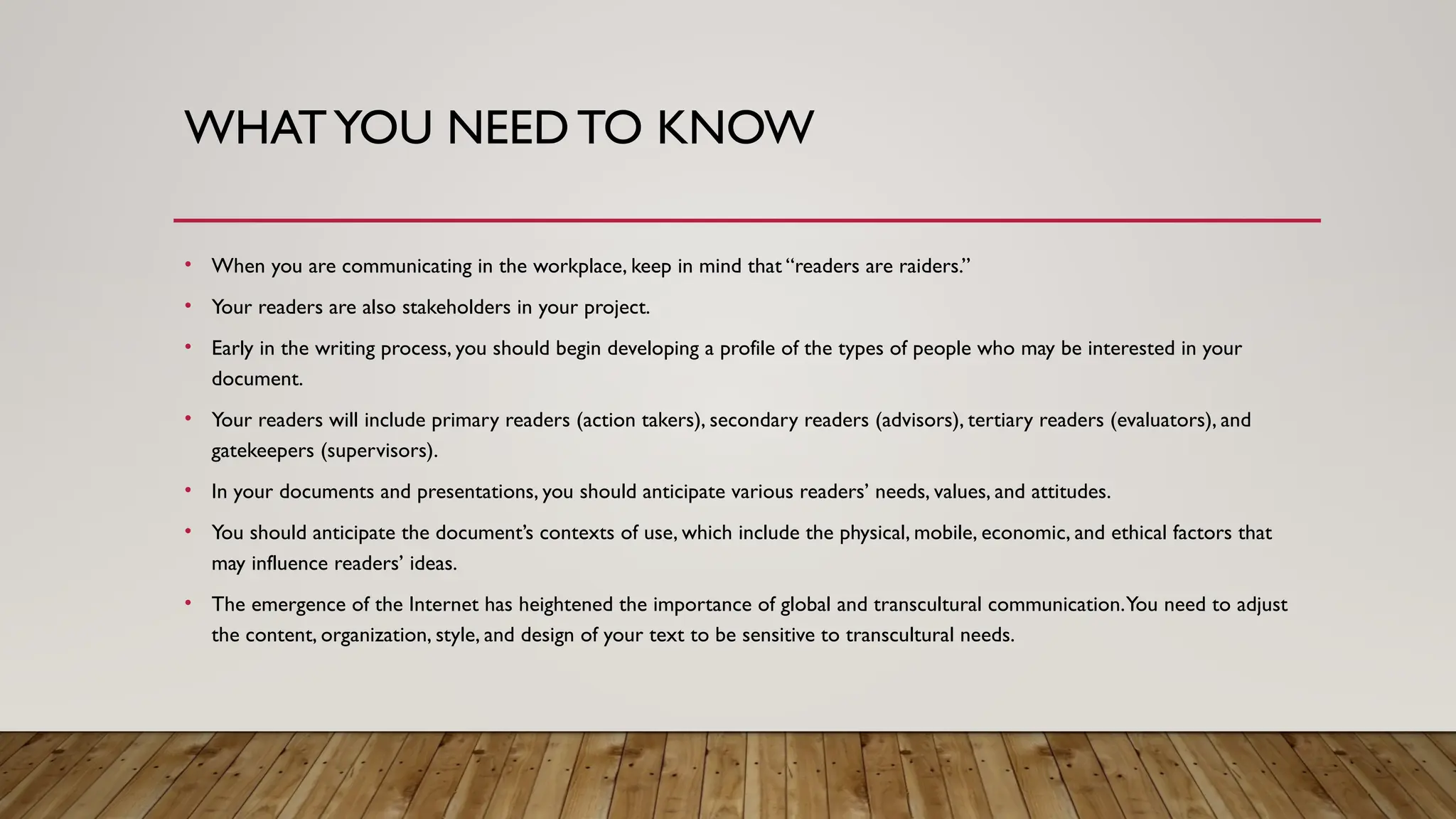 Profiling Your reader and background.pptx