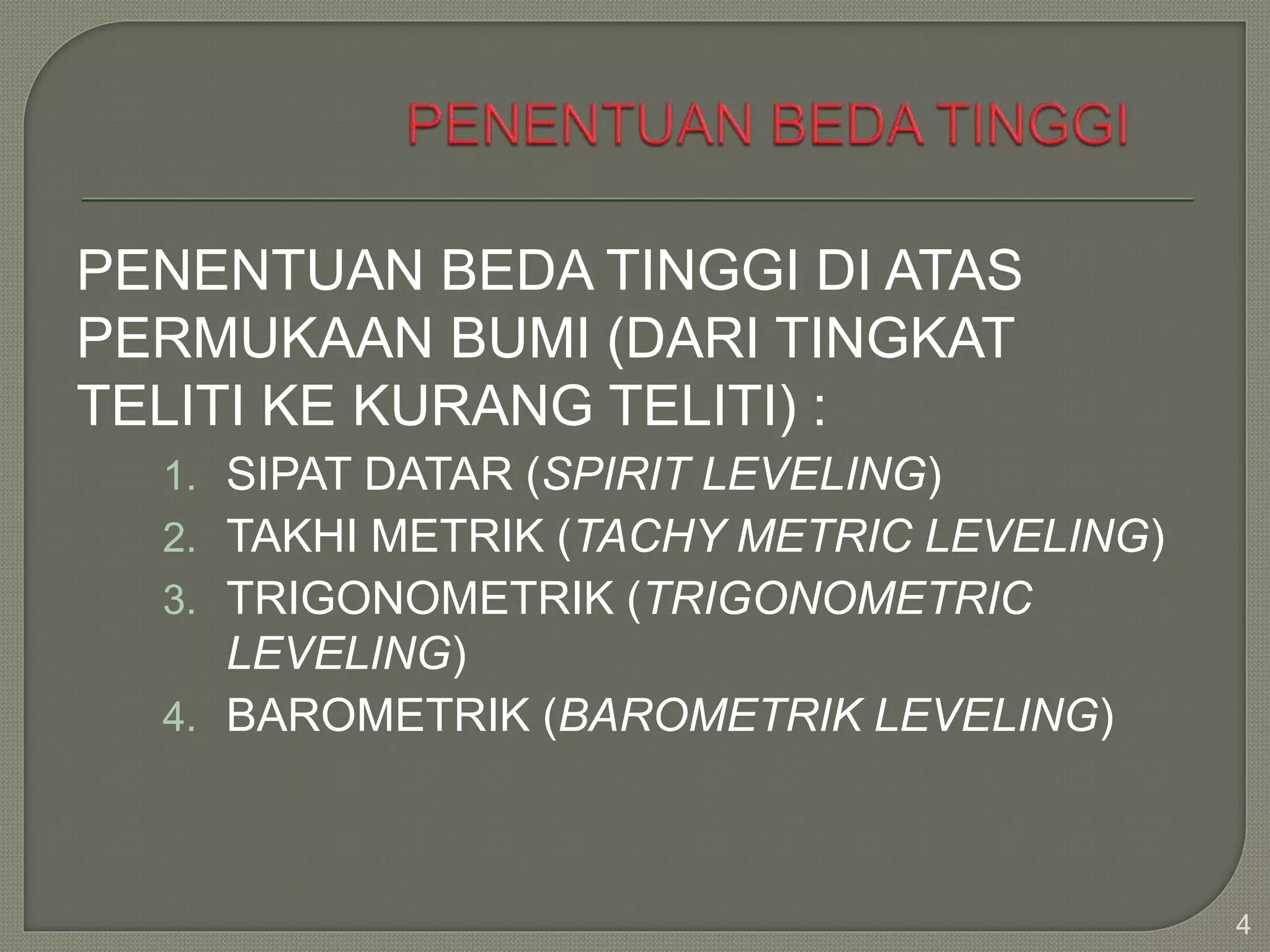 Profil memanjang dan melintang (sifat datar) | PPTX