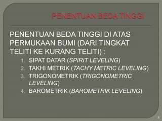 Profil memanjang dan melintang (sifat datar) | PPTX