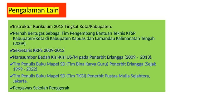 Contoh profil untuk perkenalan diri saat memberikan presentasi | PPTX