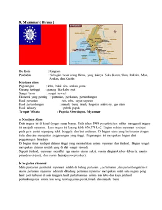 11 Profil negara asean | DOCX