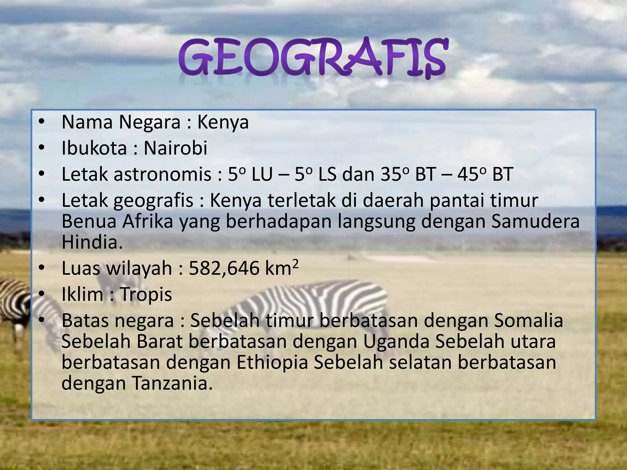 Profil negara maju dan berkembang Inggris dan Kenya | PPTX