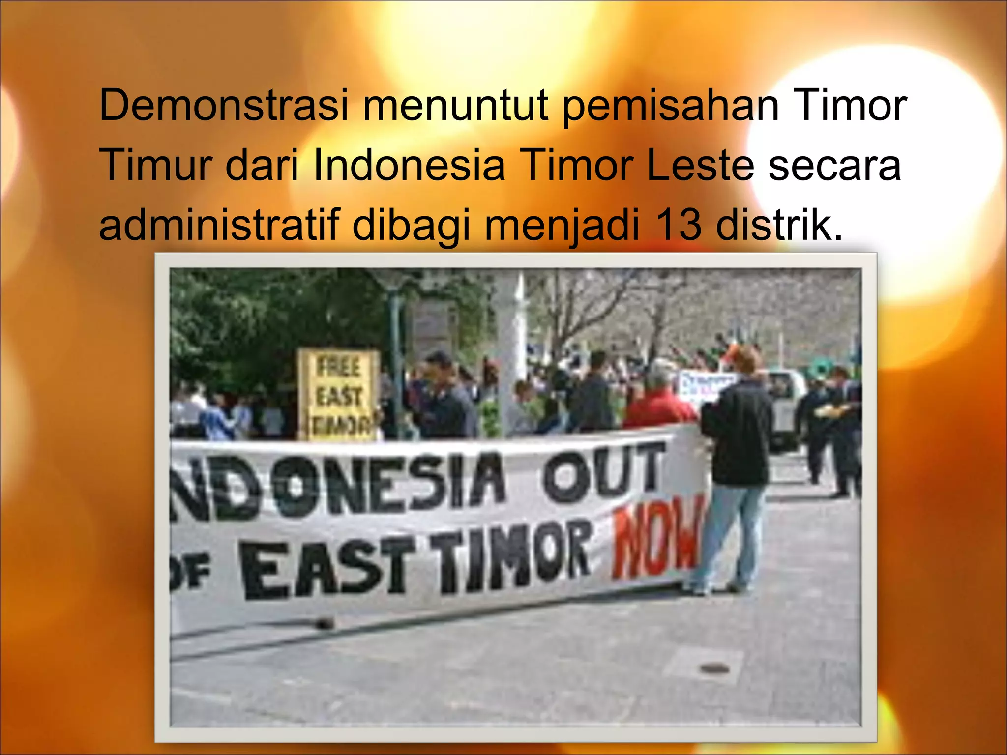 IX: Profil Negara Timor Leste | PPT